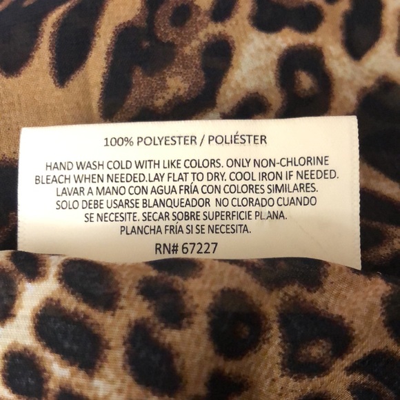 Bobbie Brooks | Tops | Bobbie Brooks Pluse Size Leopard Print Top Sheer ...